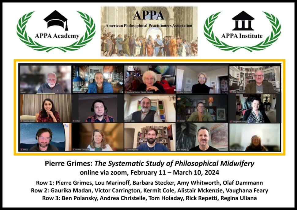 The Systematic Study of Philosophical Midwifery - APPA